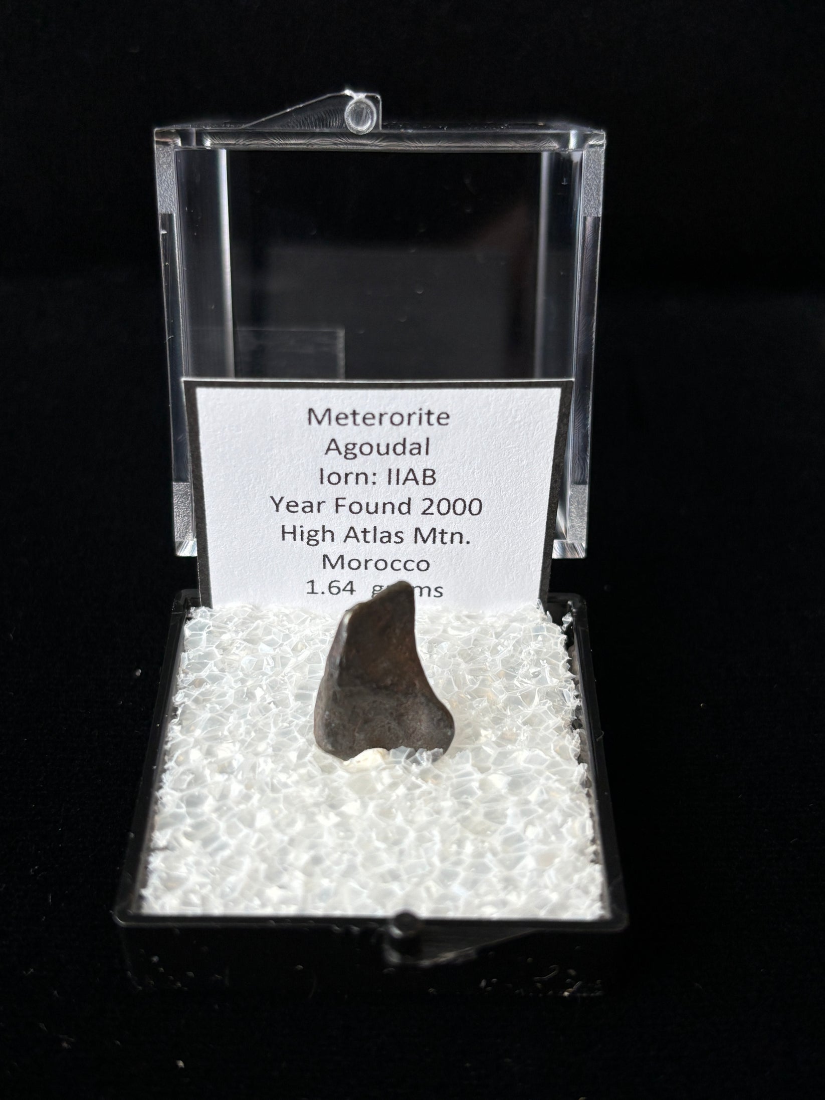 Agoudal Meteorite Specimen – MStore - Maine Mineral & Gem Museum's ...