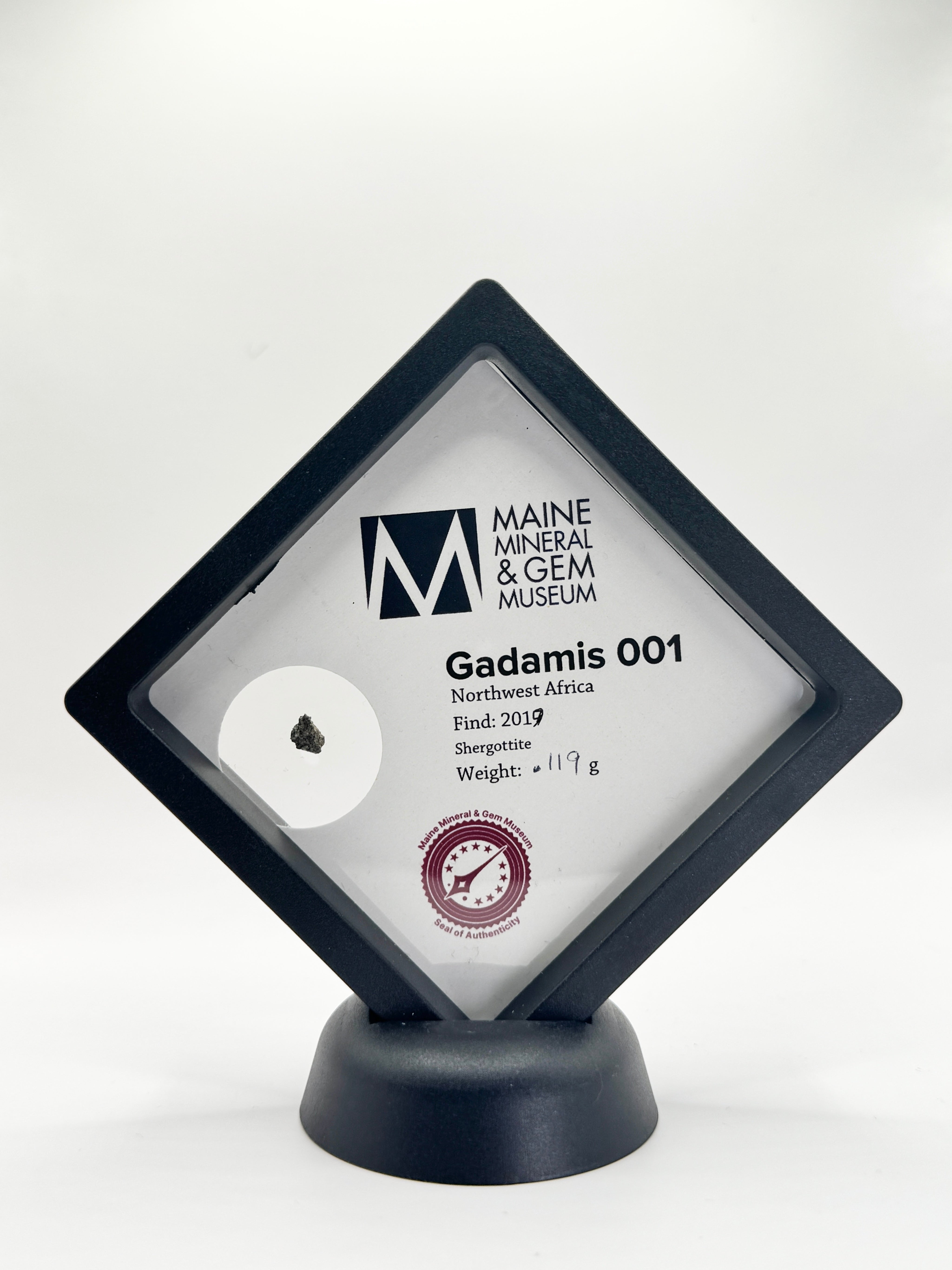 Martian Meteorite-Gadamis 001 – MStore - Maine Mineral & Gem Museum's ...